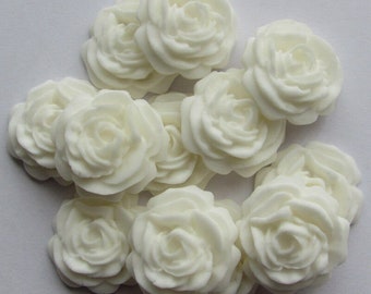 12 Red Roses Flowers Edible Cake Toppers Sugarcraft Wedding - Etsy