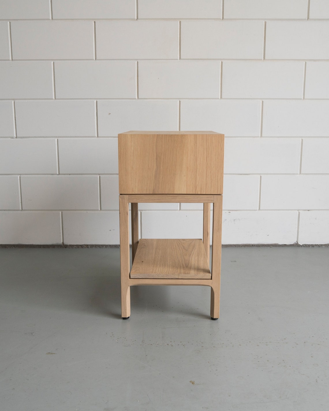 Oak Bedside Table Otto - Etsy