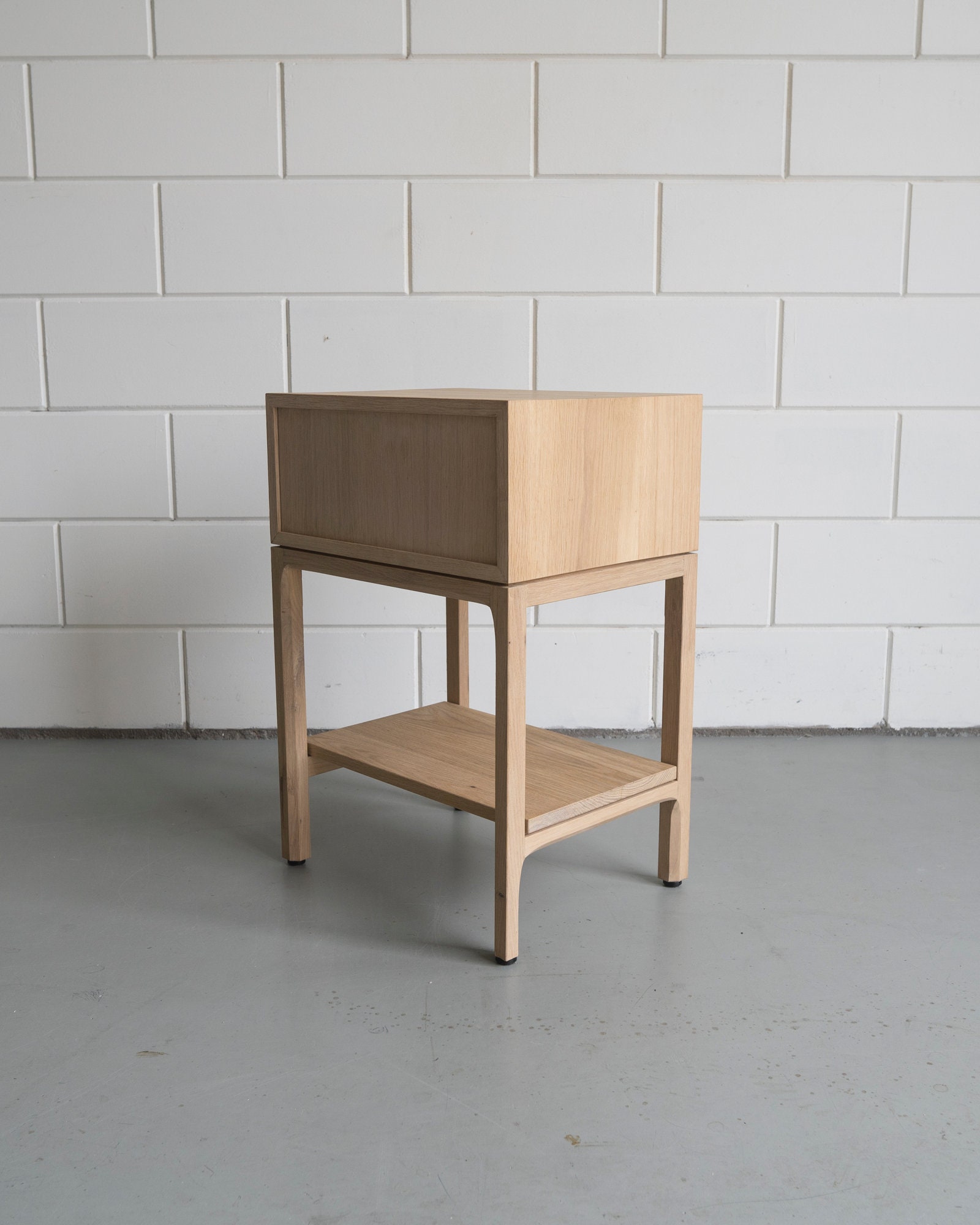 Oak Bedside Table Otto - Etsy