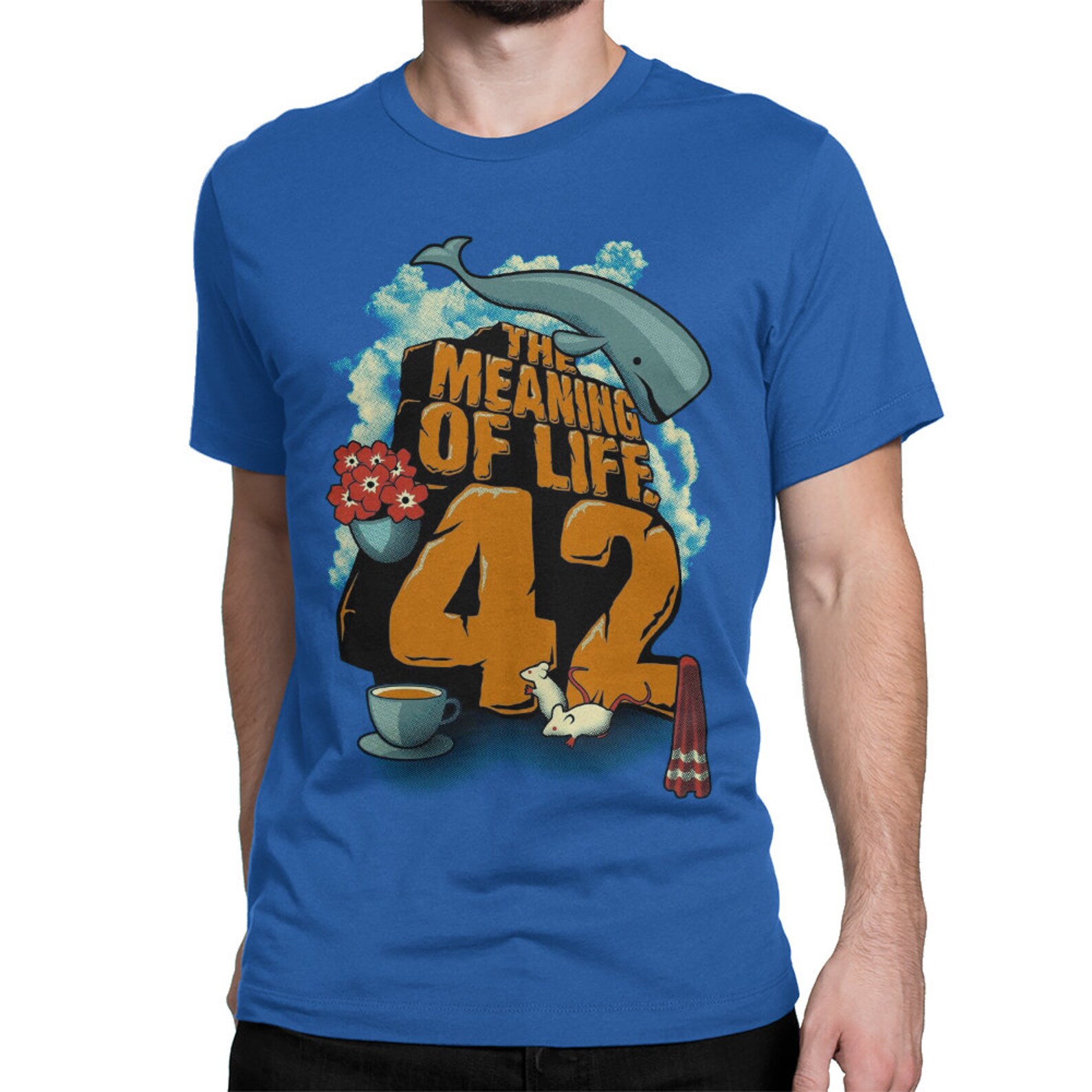 The Meaning Of Life 42 T Shirt The Hitchhiker s Guide To Etsy