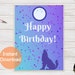 Happy Birthday Digital Card, Wolf Birthday Card, Digital Download ...