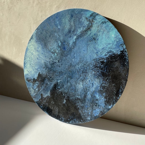 Round Art for Wall - Etsy