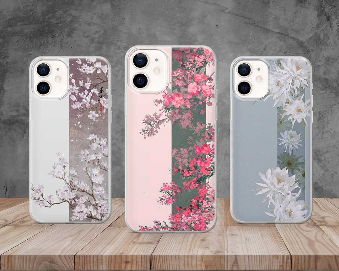 Sakura Phone Case Trees Cover for iPhone 15, 14, 13, 12, 11, X, Samsung ...