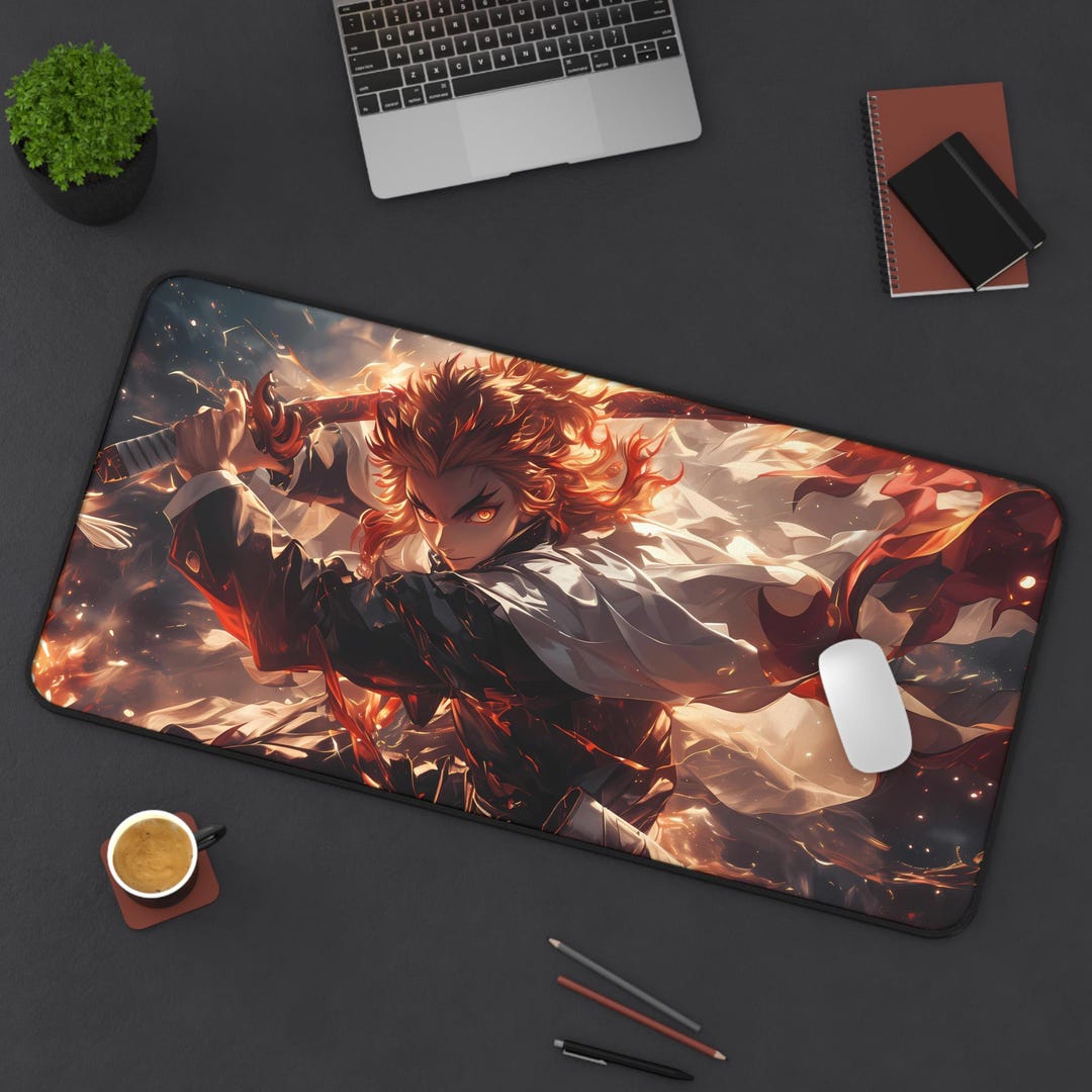 Anime Culture Desk Mat, Japan Cartoon Animated Mousepad for Office ...
