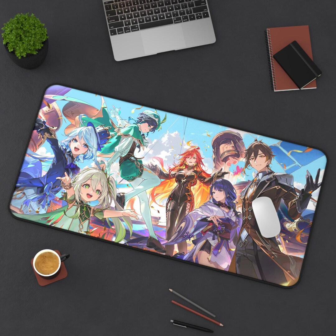 Gaming Anime Desk Mat, Genshin Impcat Mousepad, Genshin Fan Gift ...