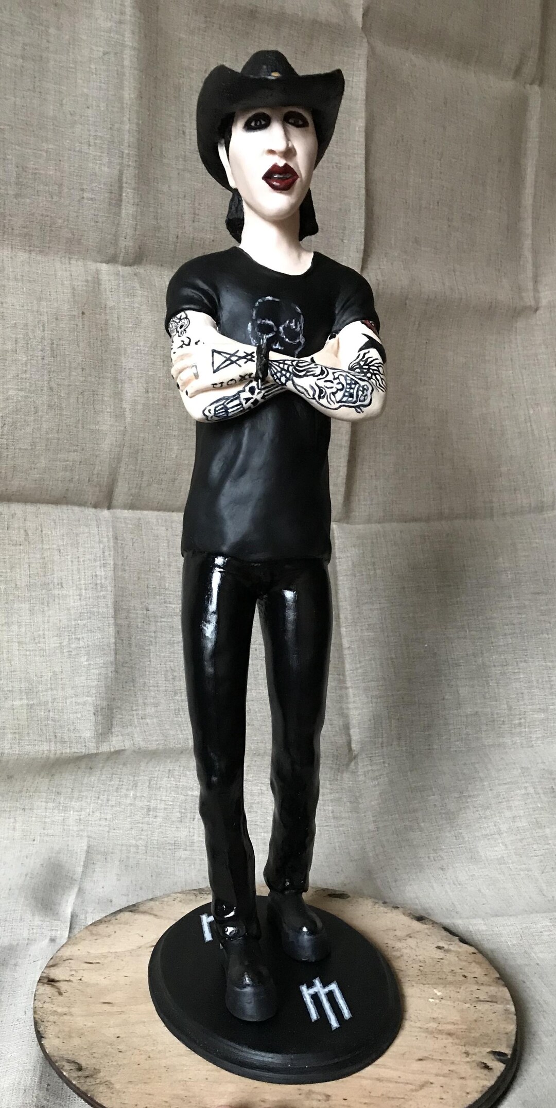 Collectible Figure of a Famous Musician Made of Polyurethane Resin ...