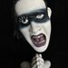 The Portrait of Marilyn Manson is Made of Polyurethane Resin, Painted ...