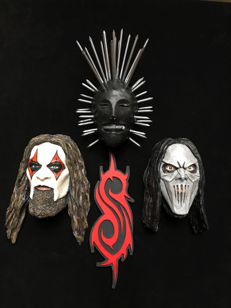 Slipknot Mask Figurine, Collectible Portrait With Magnet, Home Decor - Etsy