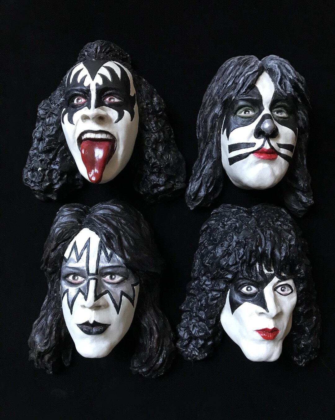 KISS Band Collectible Figurines,portraits With Magnet,home Decor, 4.7/4 ...