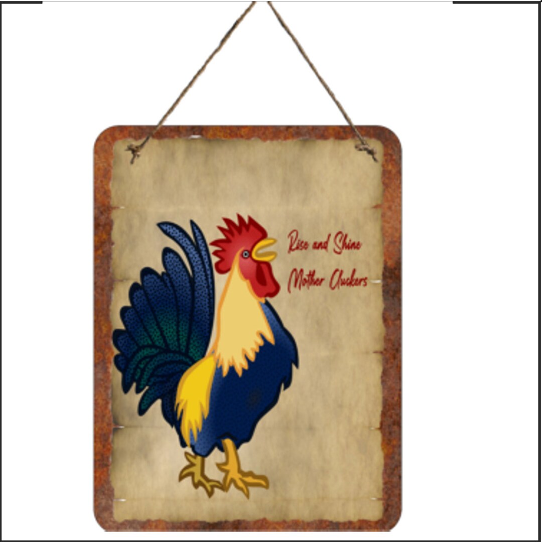 Novelty Sign Chicken Egg Sign Fun Chicken Sign - Etsy
