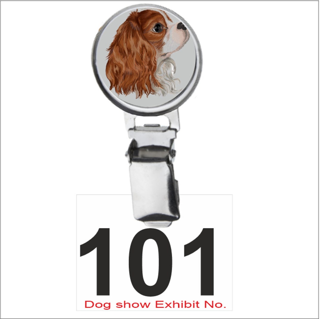 Dog Show Ring Clip Exhibitor Number Clip Dog Breed Number Holder ...