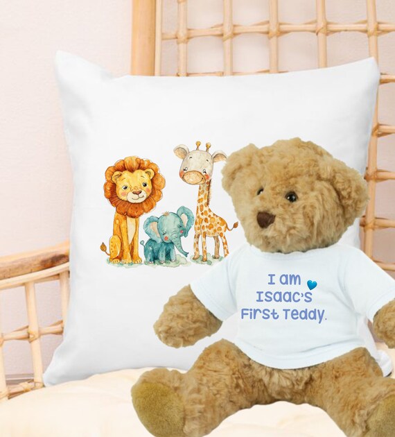 First Teddy Personalised Baby s First Teddy Bear Etsy UK
