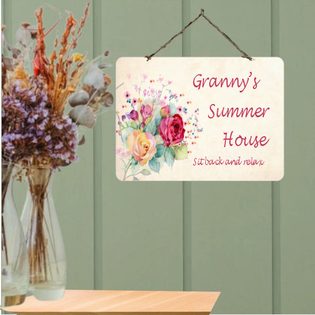 Personalised Sign Summer House Sign, Novelty Sign, Fun Sign - Etsy