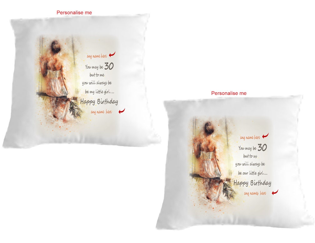 30th Birthday Cuddle Cushion Daughter Granddaughter Gift - Etsy
