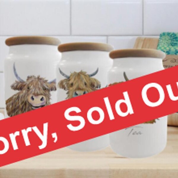 Cow Canisters - Etsy