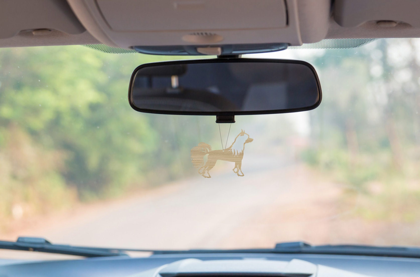 Chinese Crested Wooden Scented Air Freshener Etsy Ireland