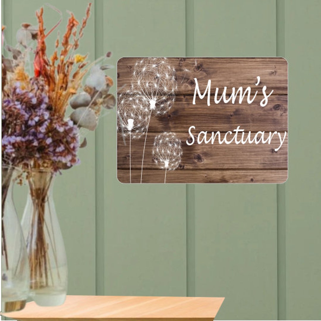 Personalised Metal Sign, Sanctuary Sign, Novelty Sign - Etsy