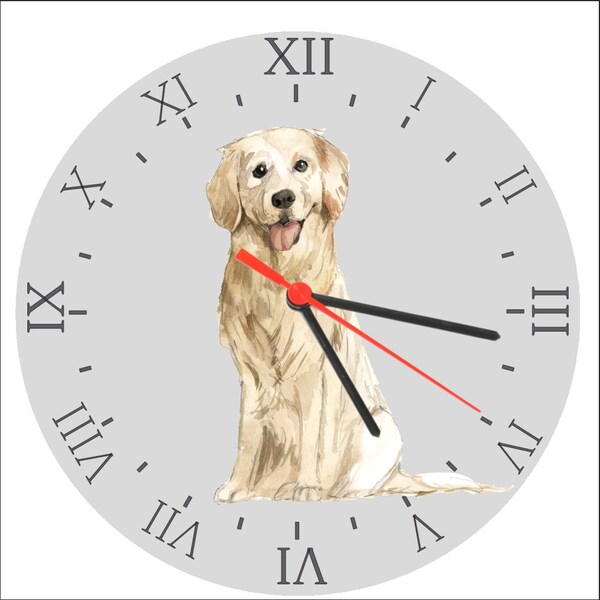 Dog Clock - Etsy