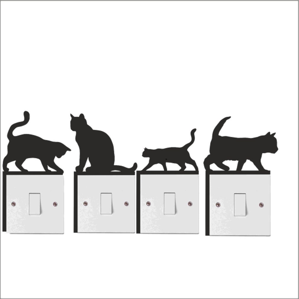 Cat Switch Decorations Set of 4 - Etsy