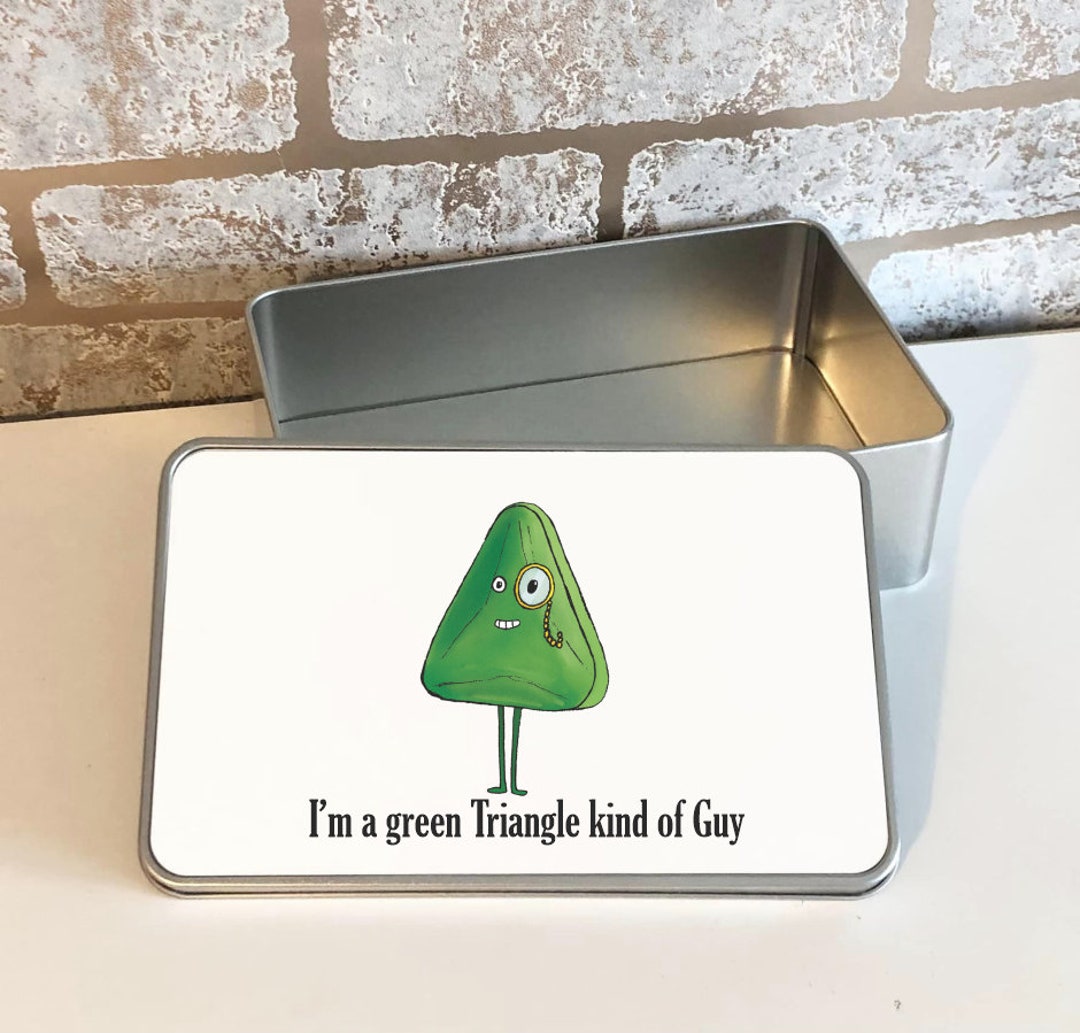 Chocolate Hazelnut Triangle Treat Tin Gift Idea, Personalised Storage ...