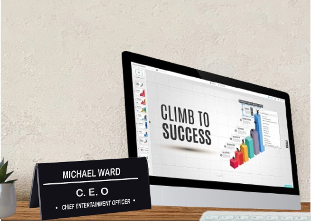 Personalised Acrylic Desk Sign - Etsy