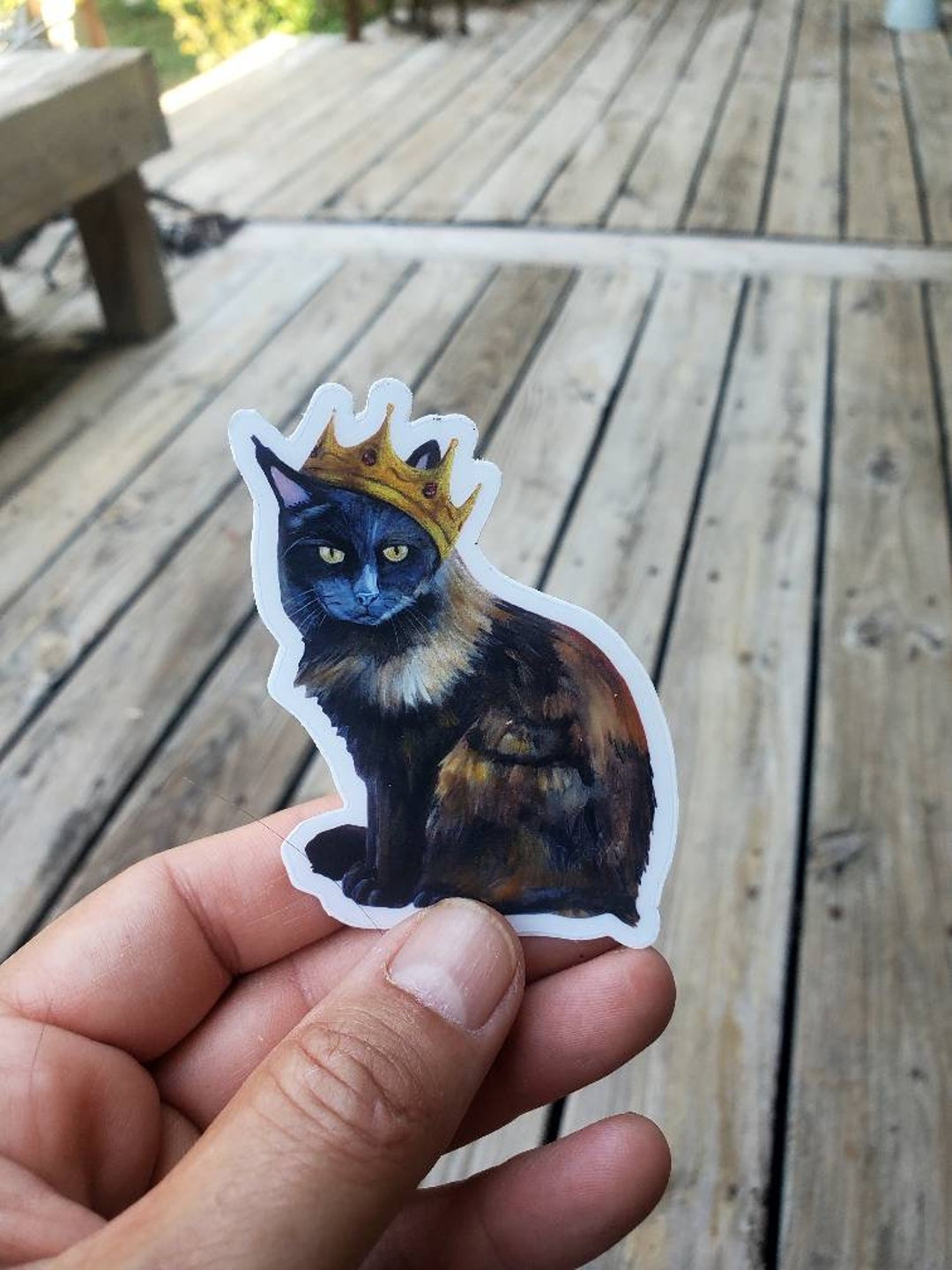Queen Cat Sticker - Etsy