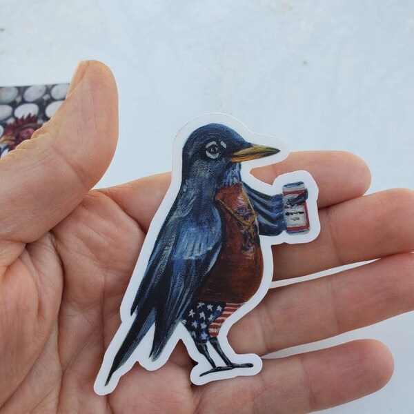 Robin Window Sticker - Etsy