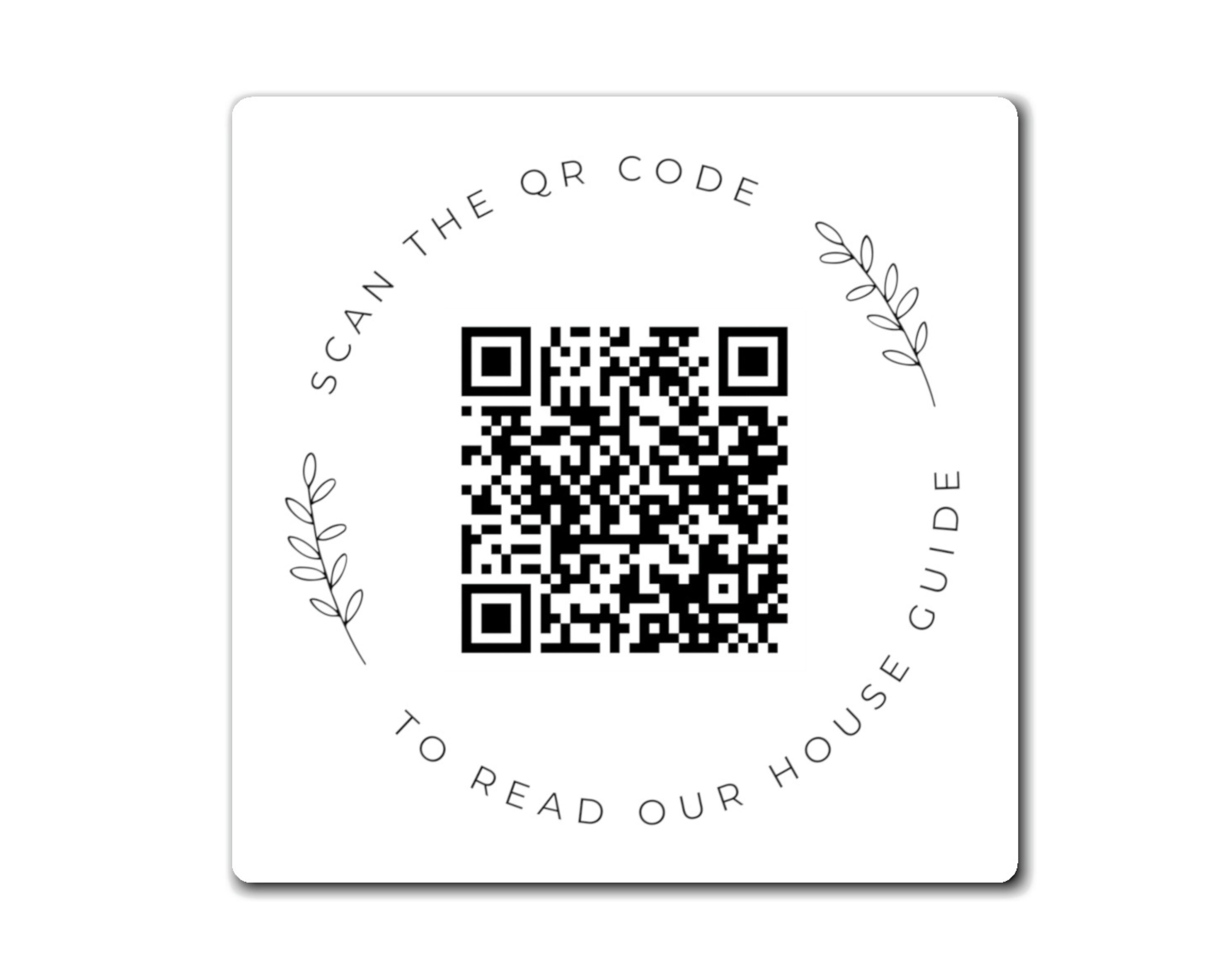 Airbnb Magnet | QR Code Magnet | House Manual QR Code - Etsy