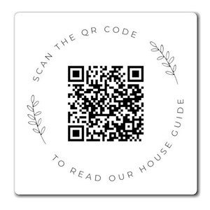 Airbnb Magnet QR Code Magnet House Manual QR Code - Etsy
