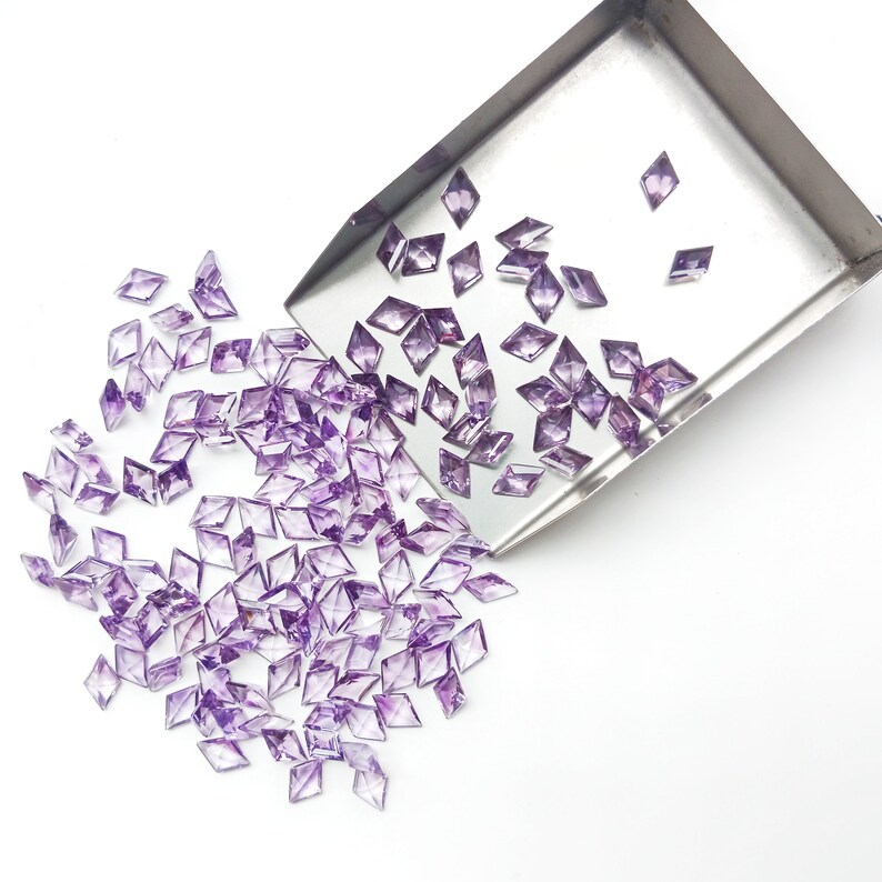 Natural Vibrant Purple Amethyst Kite Shape Fancy Kite Shape - Etsy