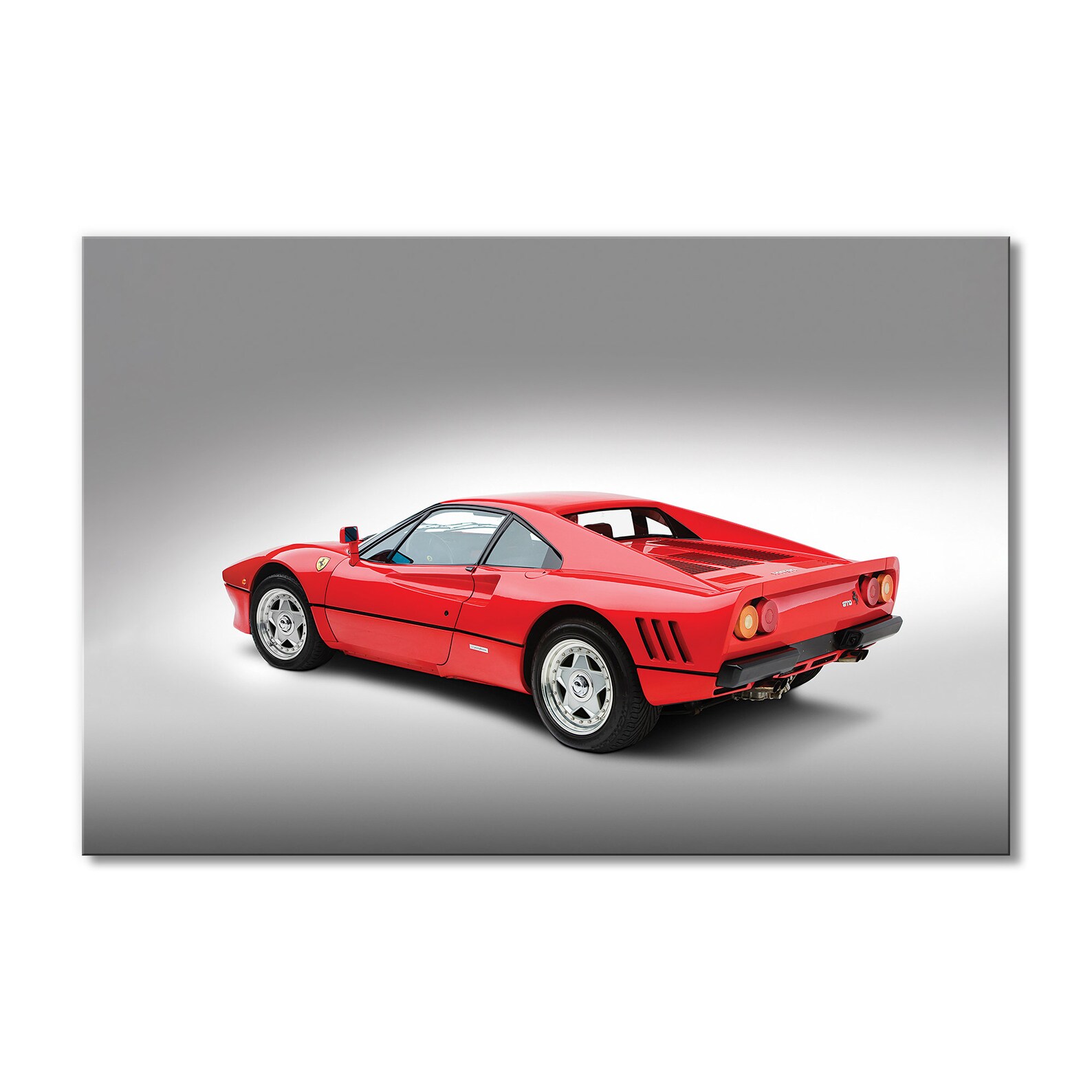 Ferrari GTO Retro car canvas wall art gift for husband or gift | Etsy