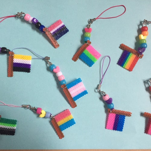 Pride Phone Charm Pride Flag Phone Charm - Etsy
