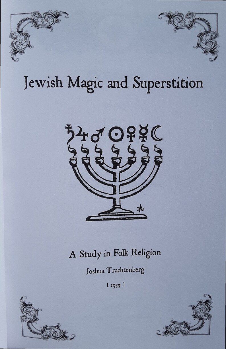 JEWISH MAGIC Kabbalah Book Book Black Magick Jewish Magic | Etsy