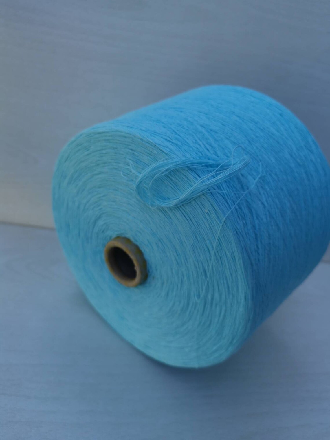 Sky Blue Cotton yarn for knitting crocheting machine knitting | Etsy