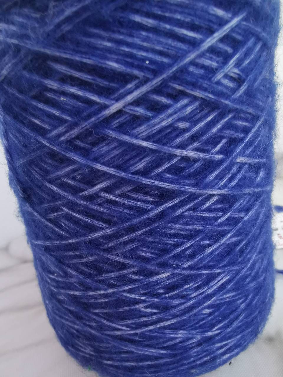 Lila Mohair para tejer hilo sobre cono Hilo suave para tejer - Etsy España