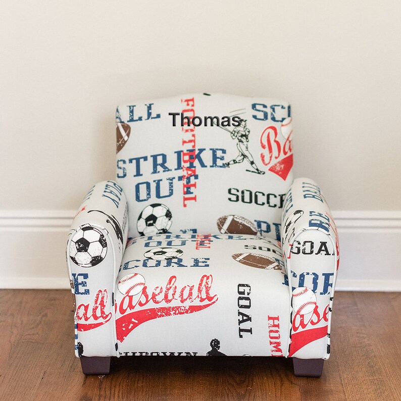 Personalized Child's Upholstered Rocking Chair / Chair | Etsy