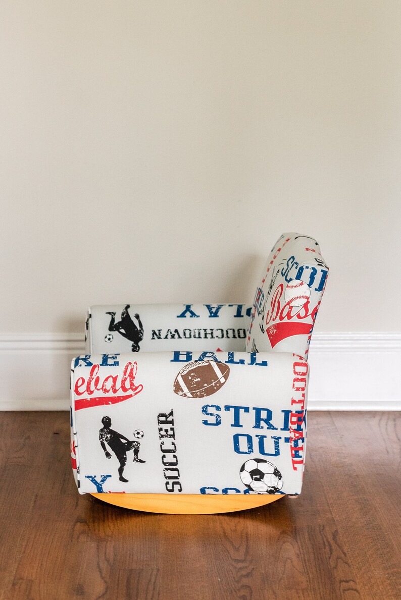 Personalized Child's Upholstered Rocking Chair / Chair | Etsy