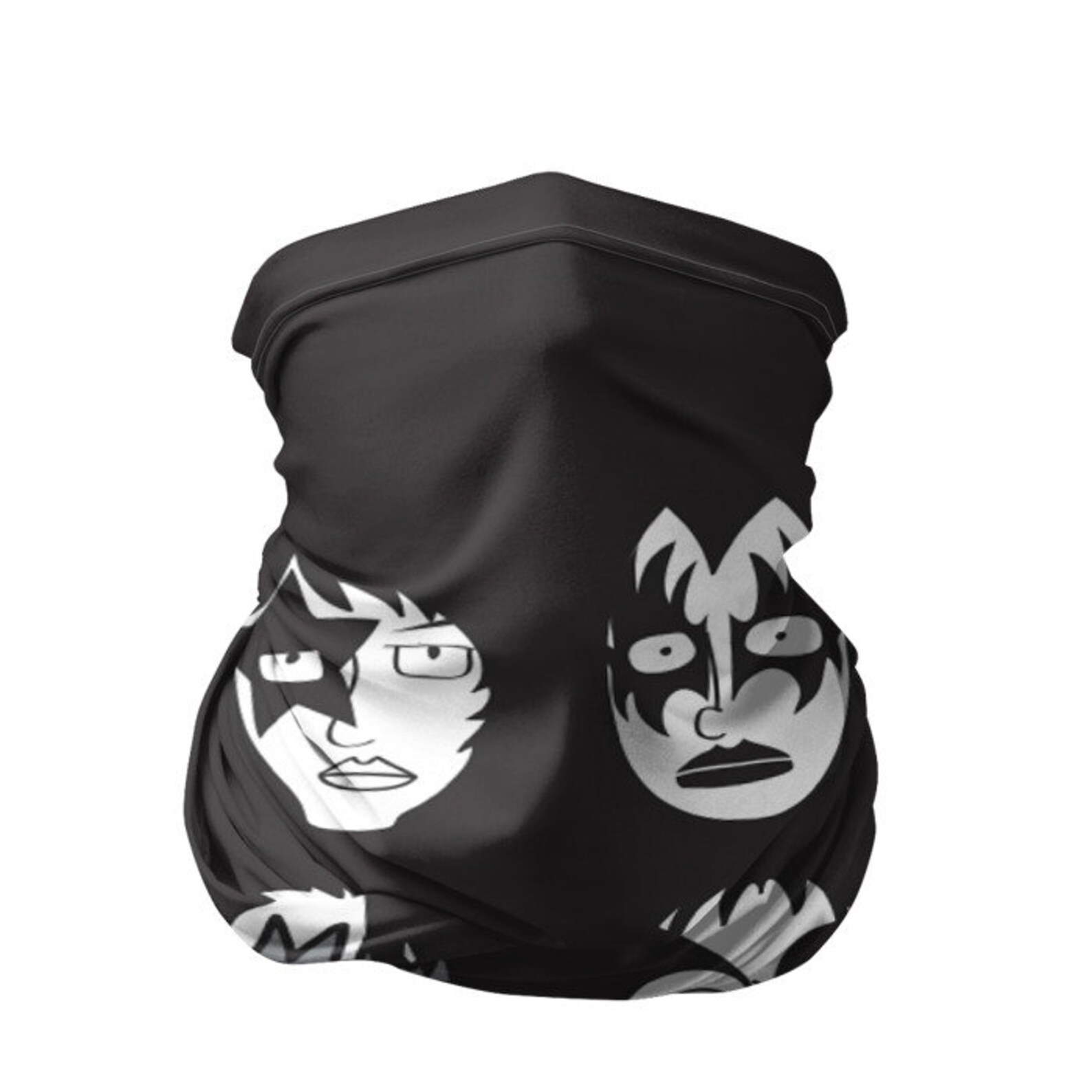 KISS Band Neck Gaiter & Face Mask Rock Mask Bandana Face | Etsy
