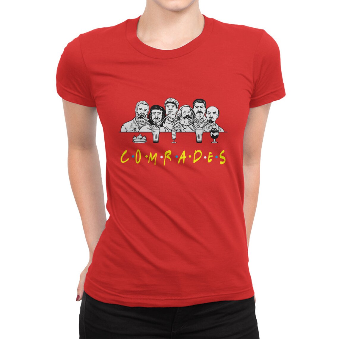Communist Comrades Friends T-Shirt 100% Cotton Shirt | Etsy