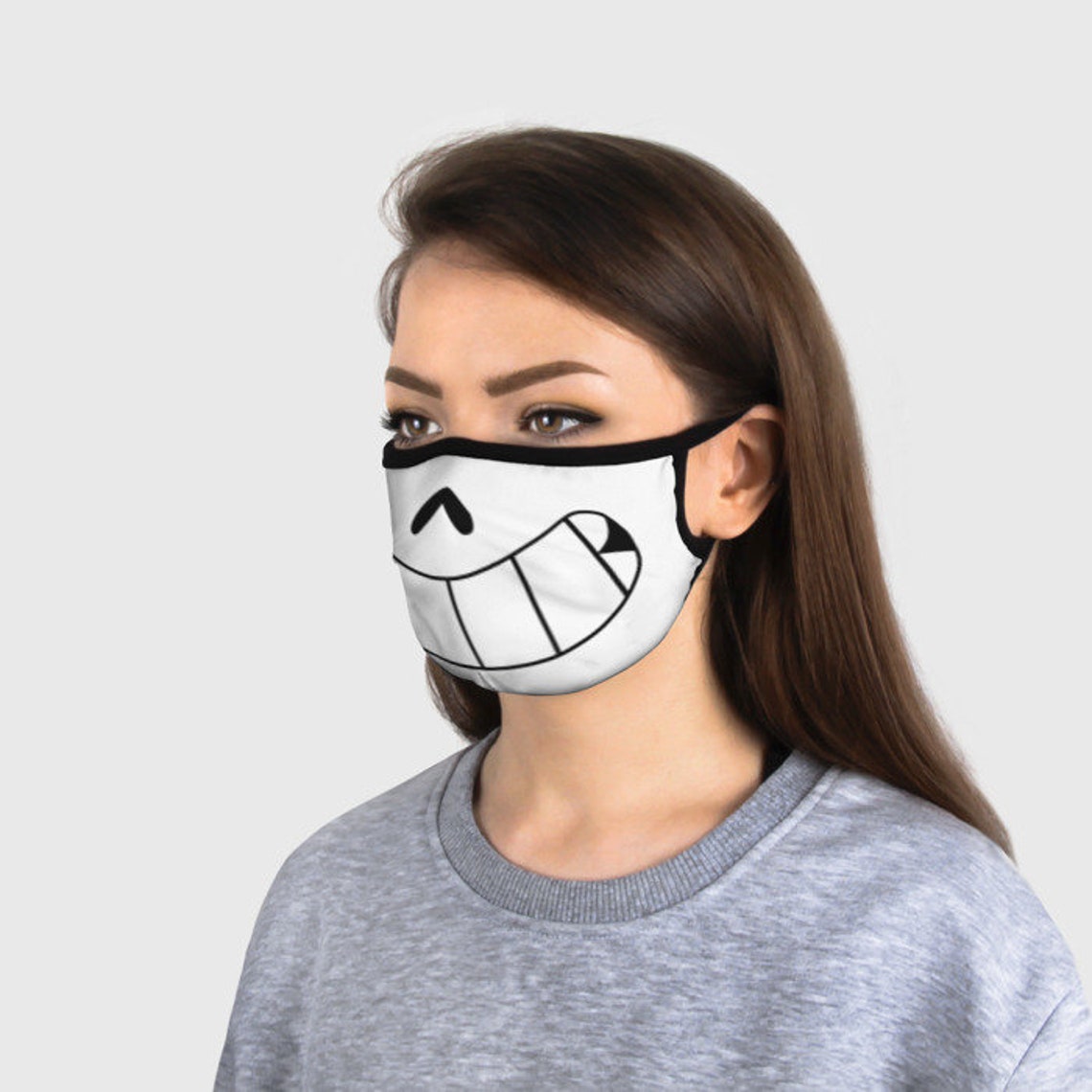 Undertale Sans Face Mask Video Game Mask Reusable Washable | Etsy