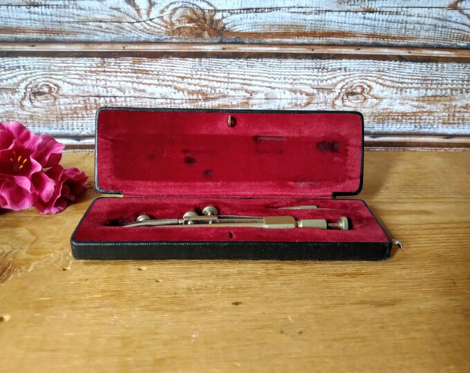 Vintage Drop Spring Bow Pen and Pencil E.o.richter in Original Box ...