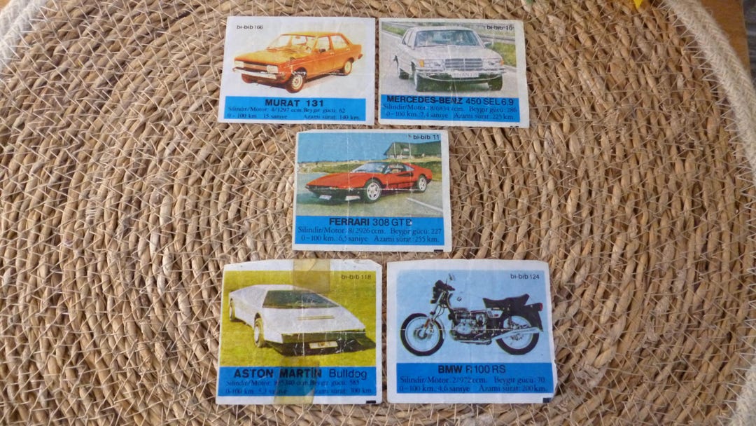 Five Bi-bib Bubble Gum Wrappers to Complete Your Collection - Etsy