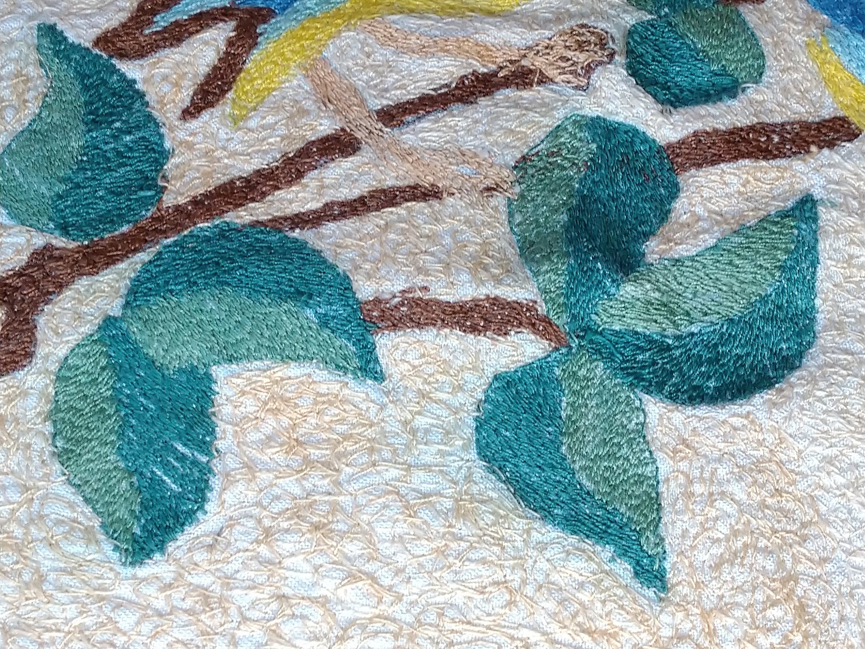 Vintage handmade tapestry birds gobelin Goblen not framed | Etsy