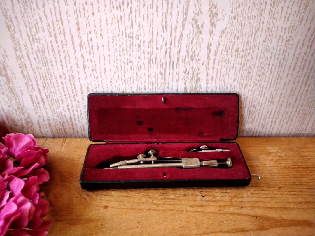 Vintage Drop Spring Bow Pen and Pencil in Original Box, German Drop ...