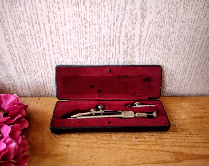 Vintage Drop Spring Bow Pen and Pencil in Original Box, German Drop ...