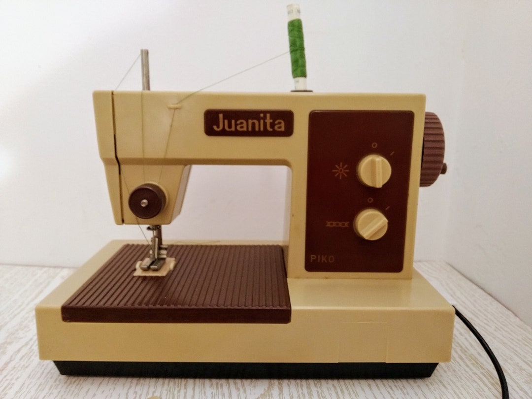 Vintage PIKO "juanita" Toy Sewing Machine: German Collectible Display ...