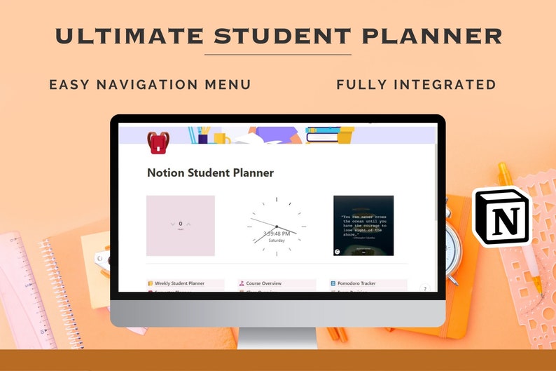 Notion Template | Notion Dashboard | College Planner | Notion Planner ...