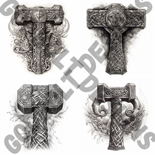 Viking Hammer Tattoo