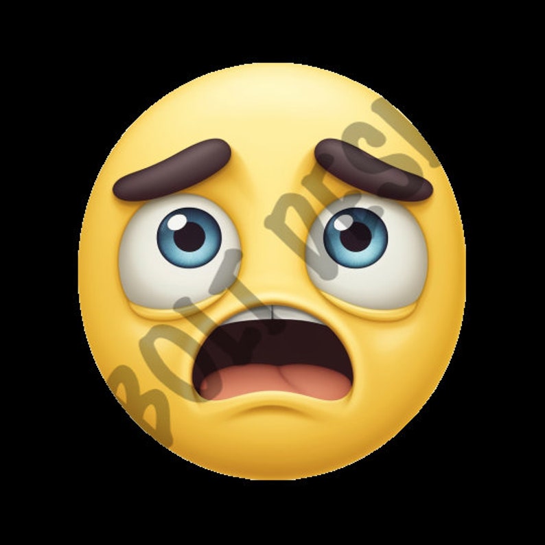 Sheesh Emoji Design Pack | 4 PSD and PNG Files | Trendy and Expressive ...