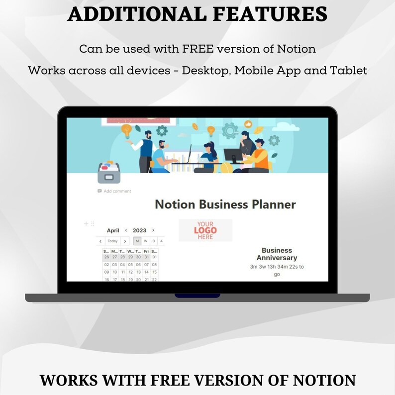 Notion Business Planner | Notion Dashboard | Freelancer Planner ...